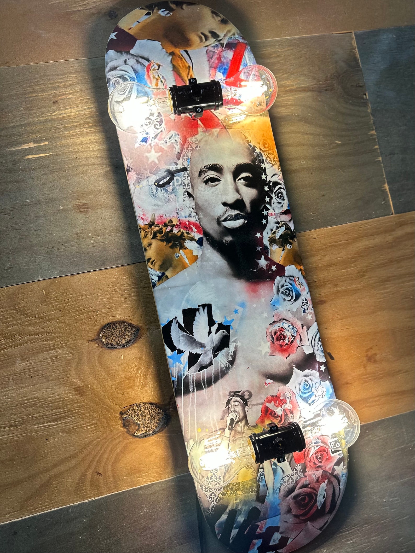2pac Skateboard Lamp - Etsy