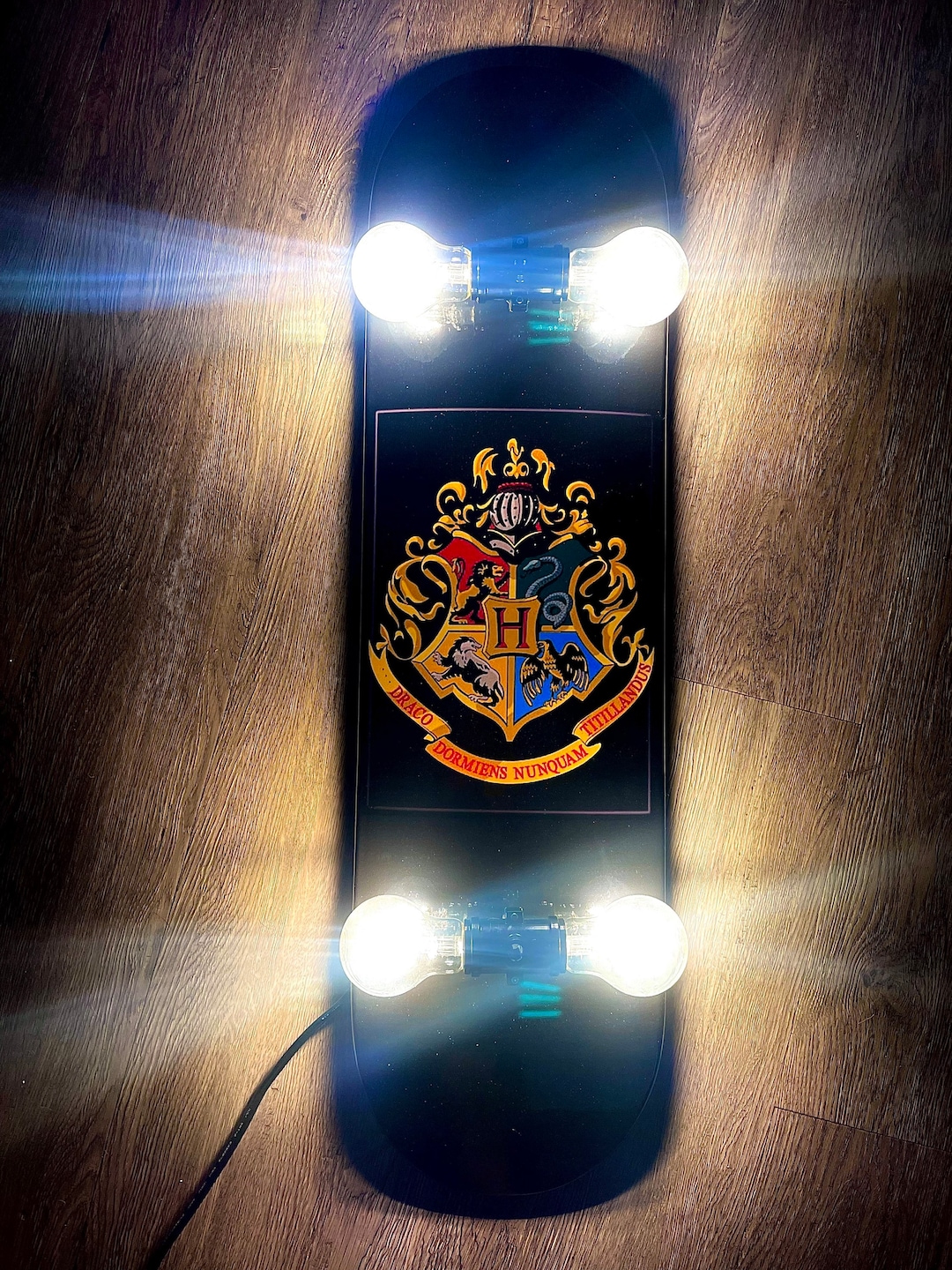 Harry Potter Shield Skateboard Lamp - Etsy