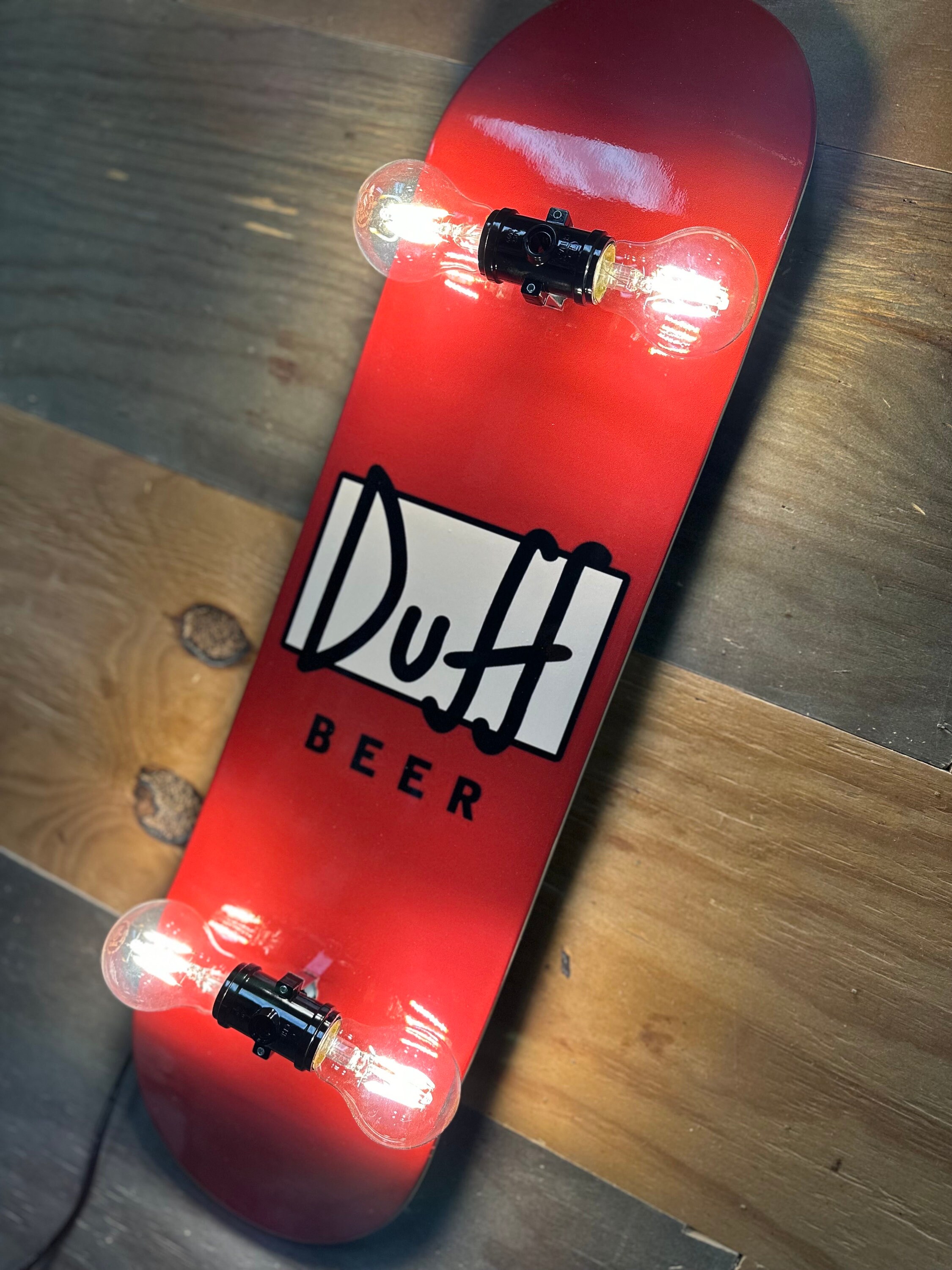 Duff Beer Skateboard Lamp - Etsy