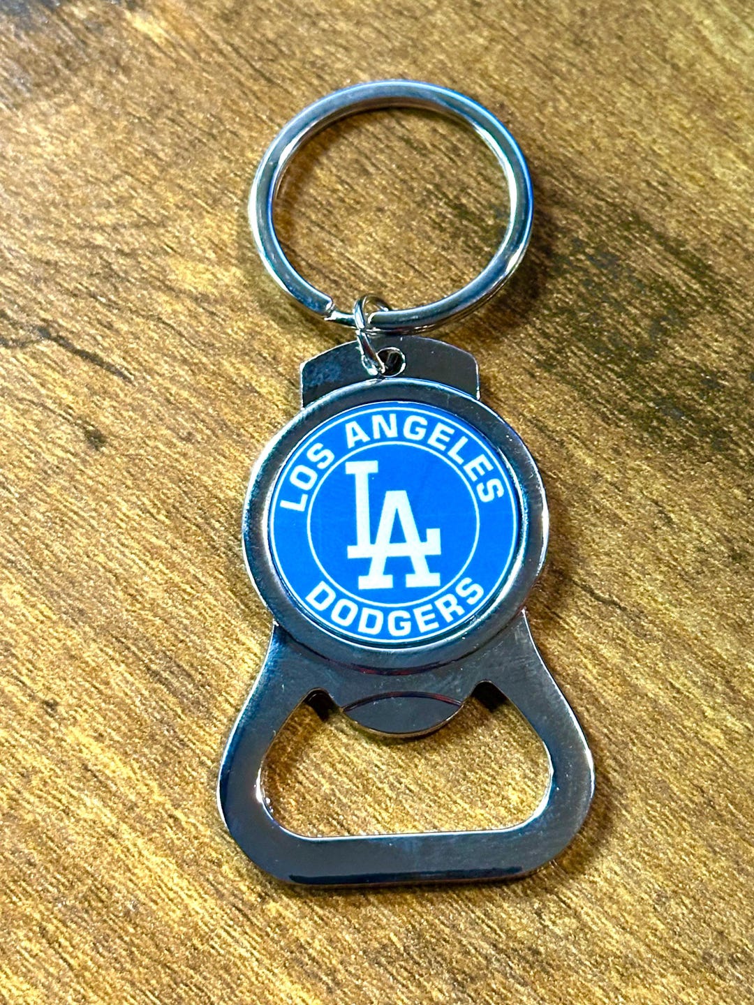 LA Dodgers Bottle Opener Keychain - Etsy