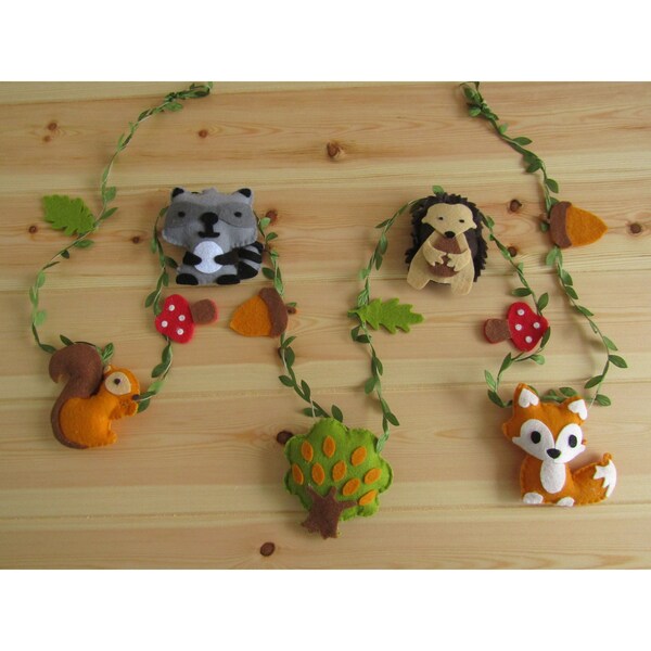 Felt Forest Animals - Etsy