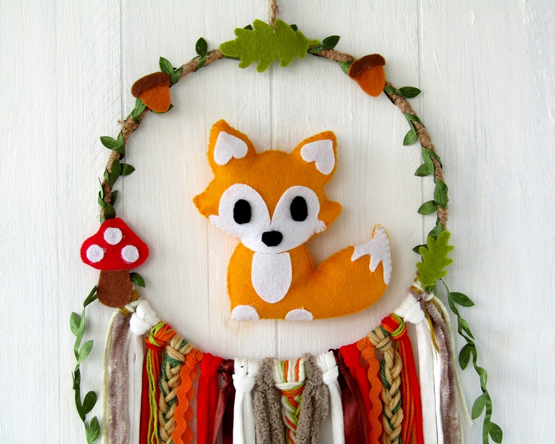 Dreamcatcher Fox Mobile Baby Child Decoration Room Gift - Etsy