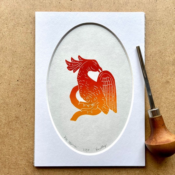Lino Print - Etsy