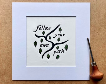 Follow Your Own Path - Etsy