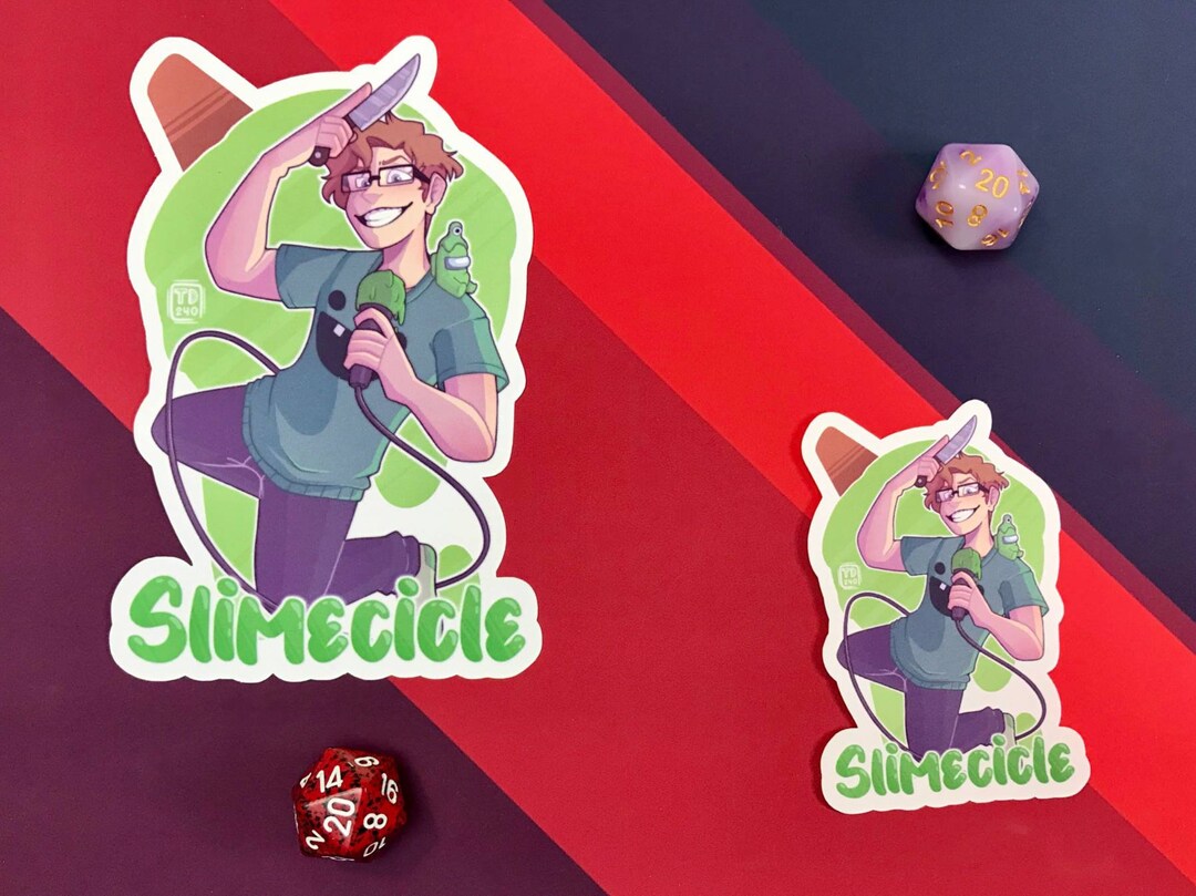 LIMITED Charlie Slimecicle Among Us Imposter Sticker QSMP Content ...