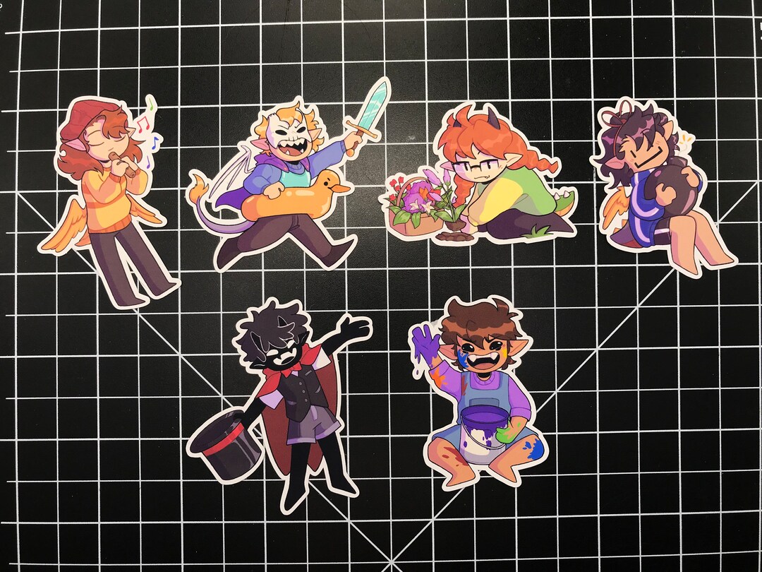 QSMP Eggs Stickers 2.5 Tallulah Chayanne Tilin - Etsy UK