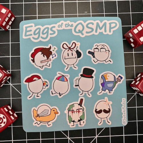 QSMP Inspired Plushie Crochet Egg Tallulah & Tilin - Etsy Norway