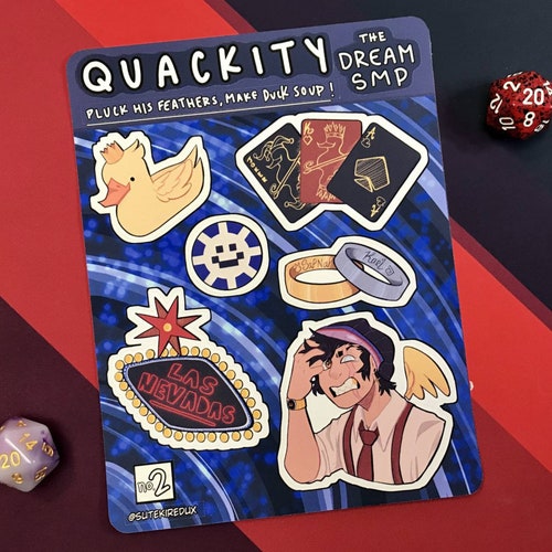 Tommyinnit Sticker Sheet Dream SMP / DSMP L'manberg - Etsy