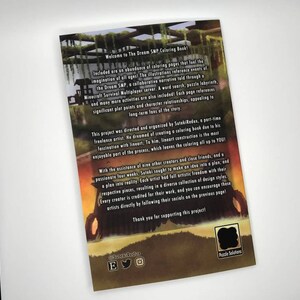 Fan-made Dream SMP Coloring Book DSMP Wilbursoot, Quackity, Tubbo ...