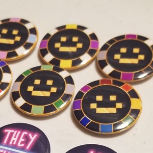 Las Nevadas Pokerchip LGBTQ Pride Buttons DSMP / Dream SMP Alex ...