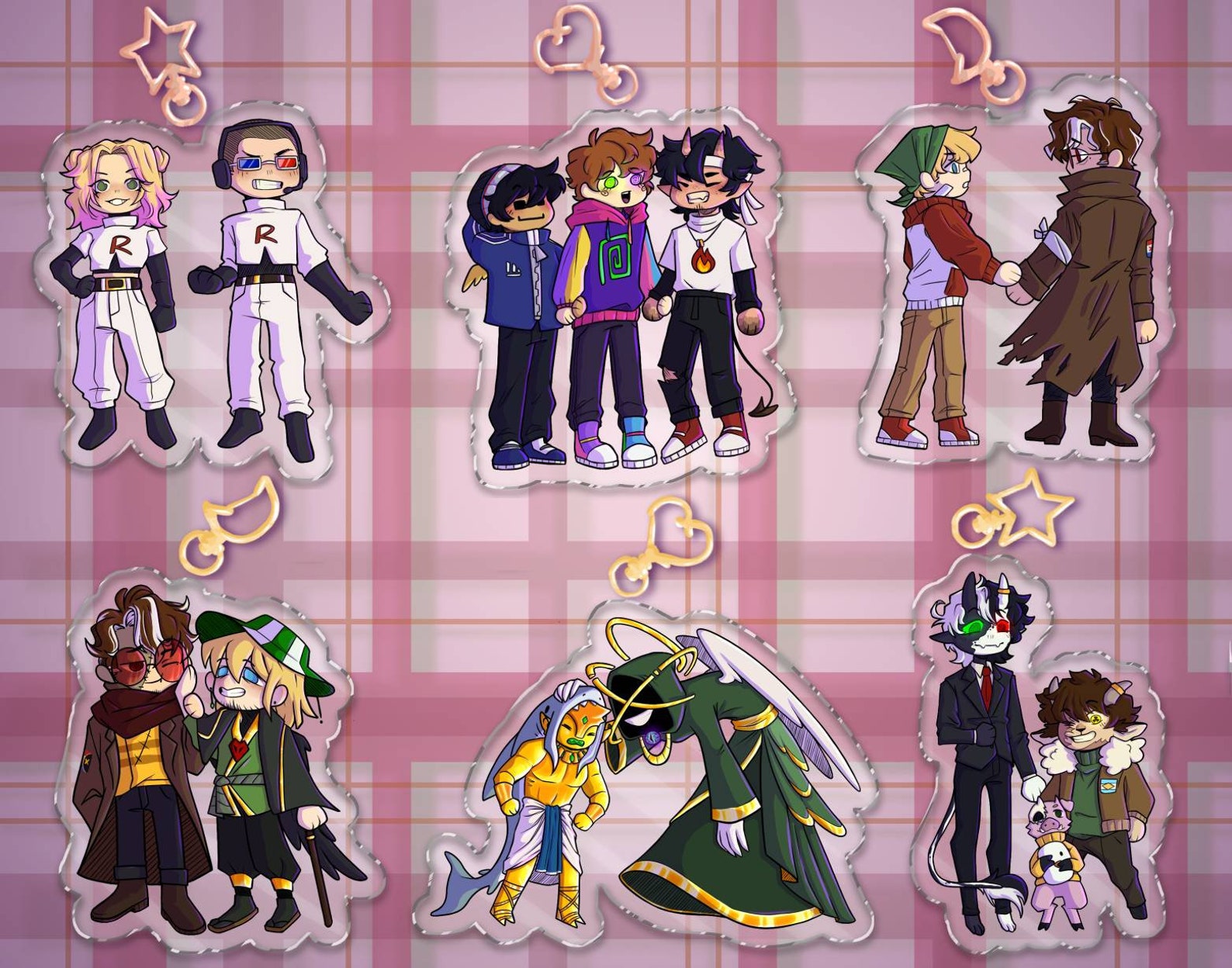 2.5 Dreamsmp Duo / Trio Charms DSMP Karlnapity - Etsy