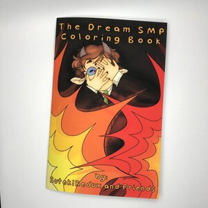 Fan-made Dream SMP Coloring Book DSMP Wilbursoot, Quackity, Tubbo ...