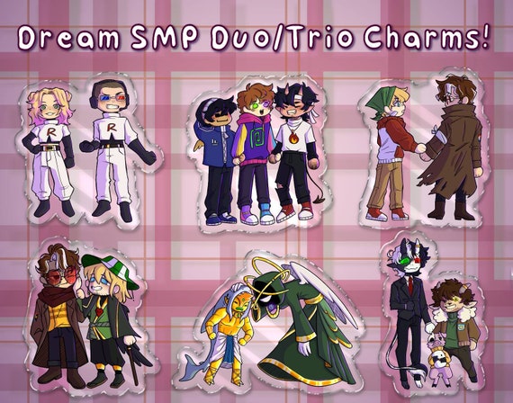 2.5 Dreamsmp Duo / Trio Charms DSMP Karlnapity - Etsy Australia