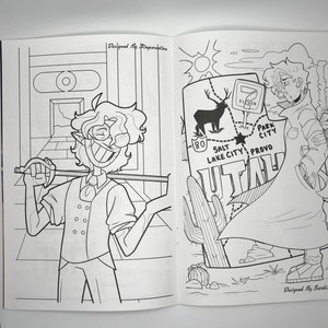 Fan-made Dream SMP Coloring Book DSMP Wilbursoot, Quackity, Tubbo ...