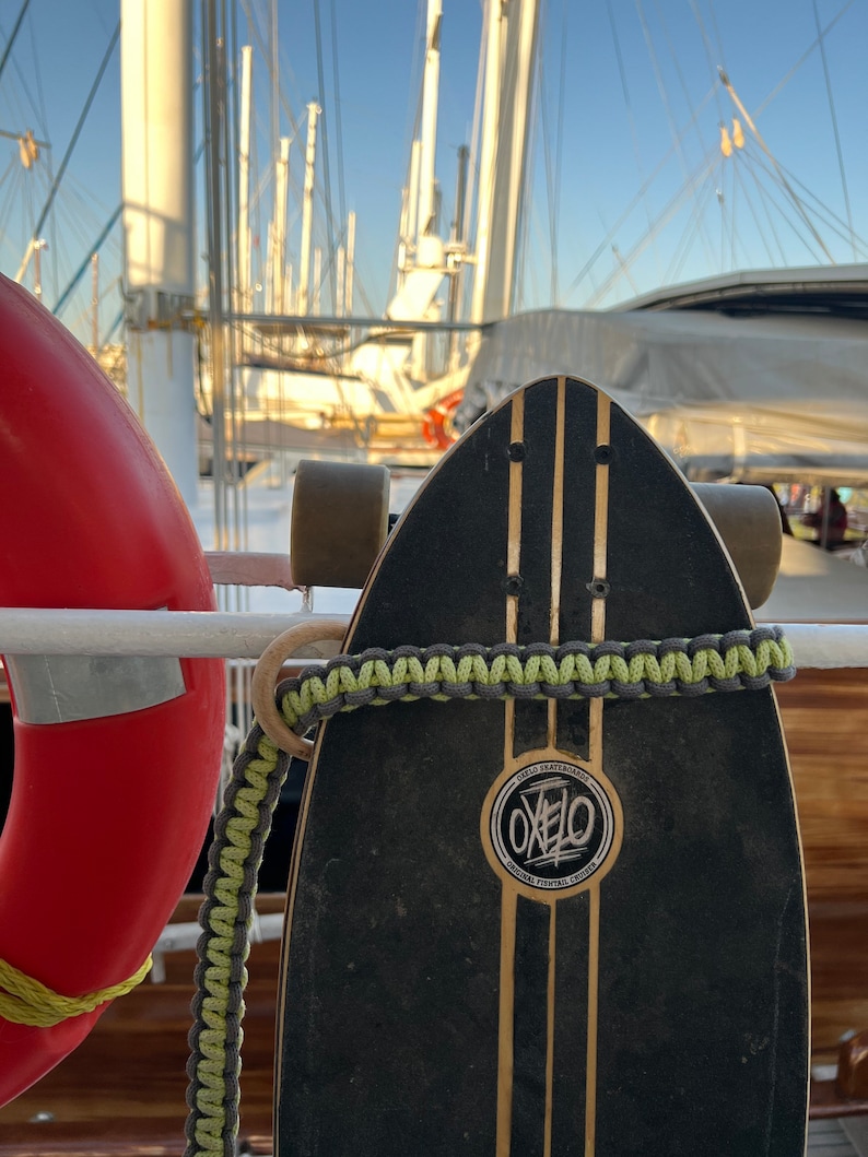 Handmade Macrame Skateboard Carrying Strap - Customizable Colors ...