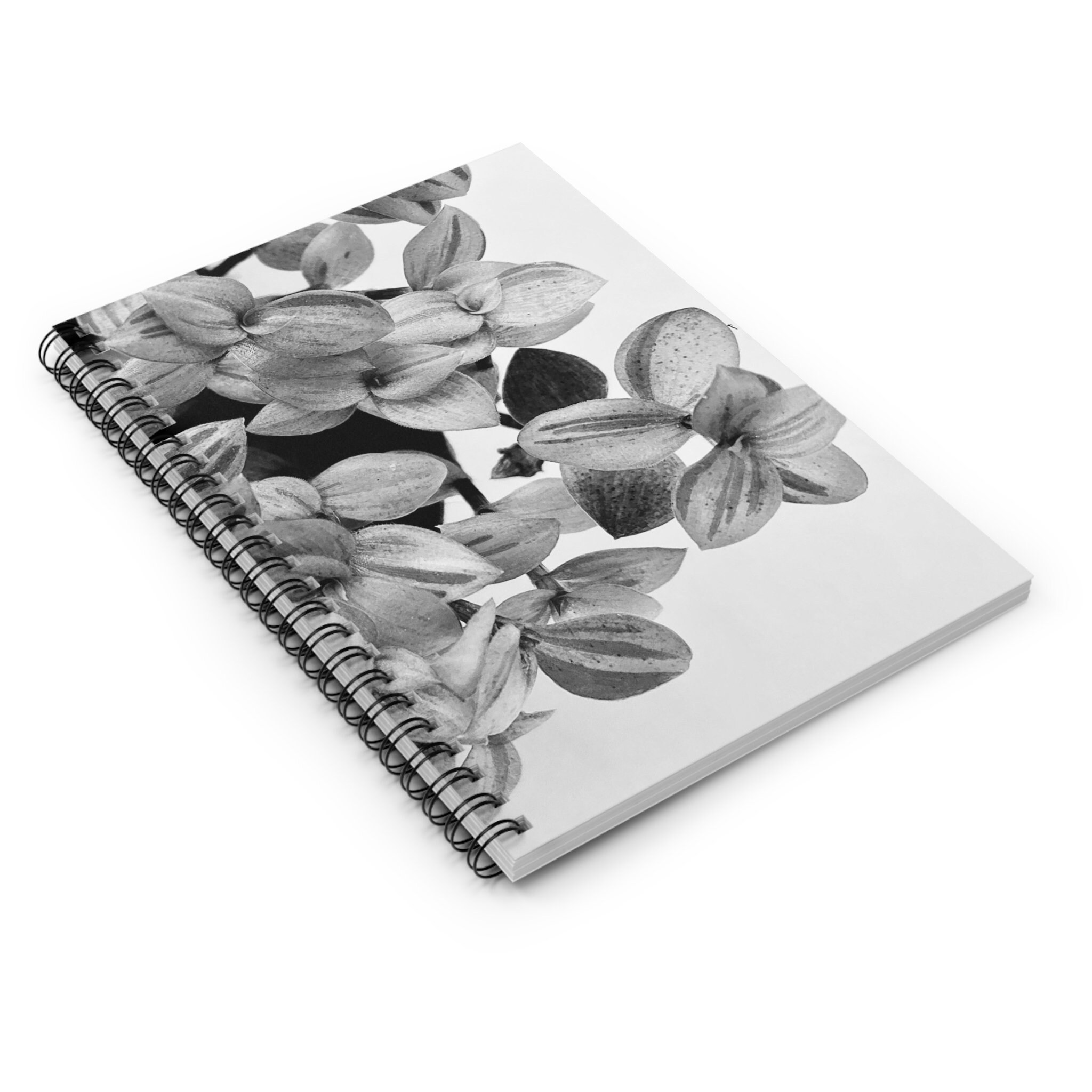 Black and White Plant Notebook, Botanical Design Notebook Cover, School ...