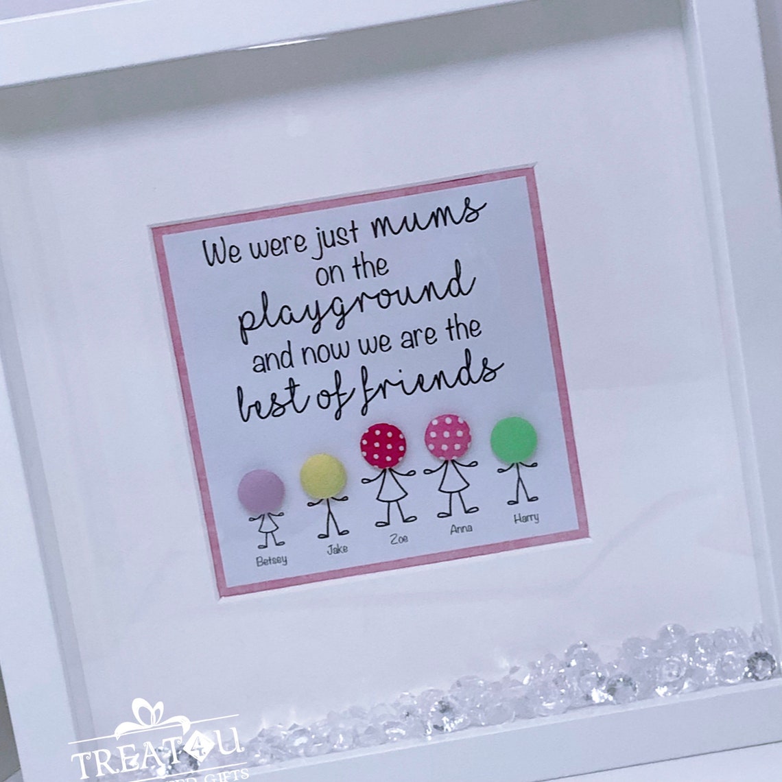 Friends .... personalised frame | Etsy