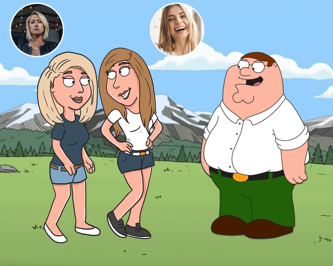 Custom Portrait in Family Guy Style Family Guy Portrait - Etsy