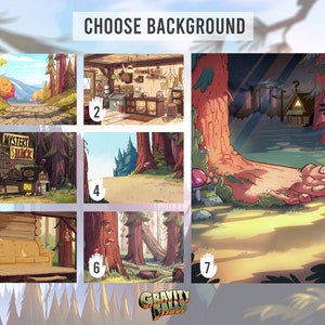 Gravity Falls Custom Portrait, Cartoon Gravity Falls Art, Portrait From ...