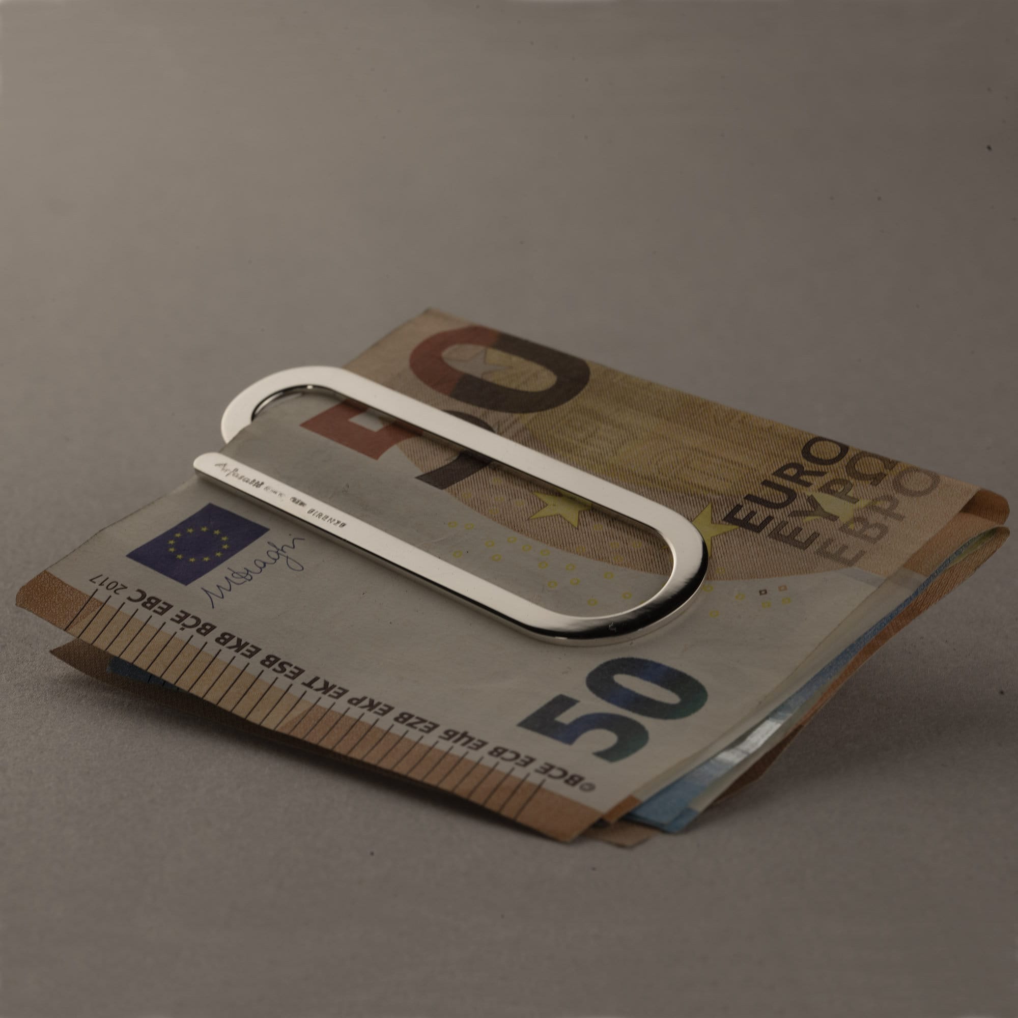 Money Clip Long Flat in Sterling Silver 925 Handmade in Italy ...