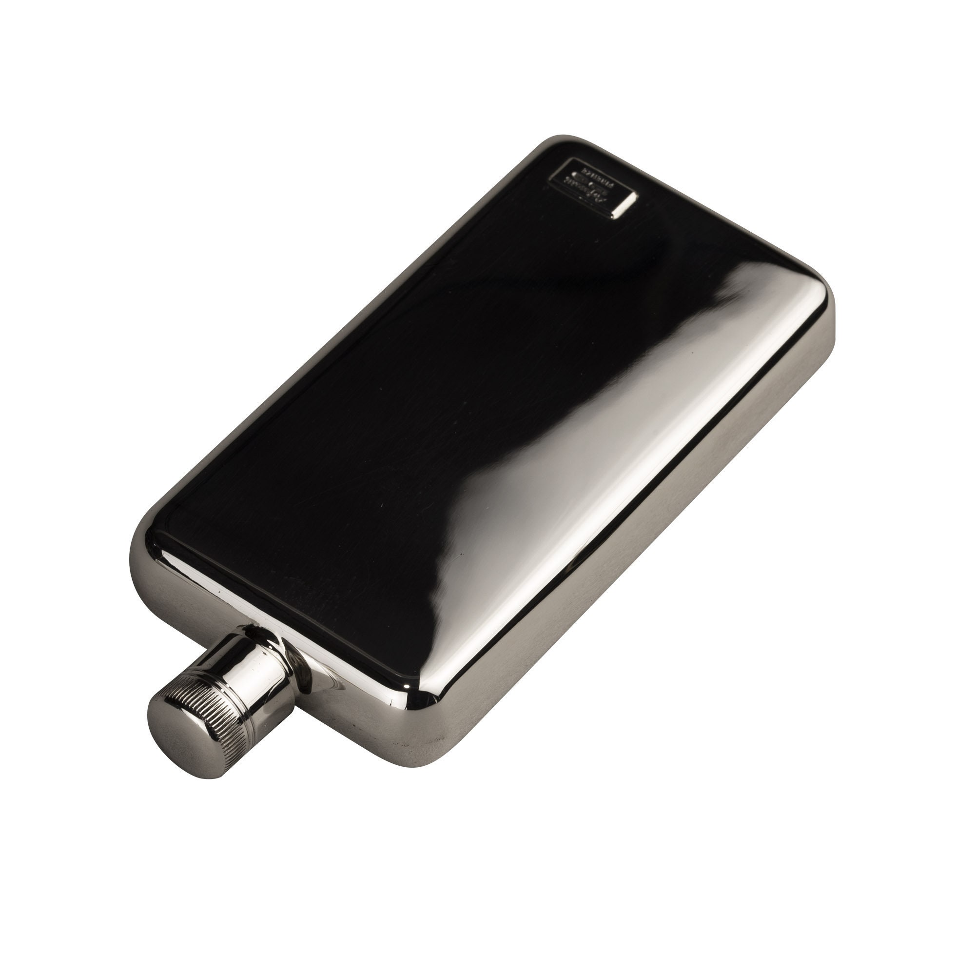 Sterling Silver Rectangular Hip Flask Handmade in Italy. Sterling ...