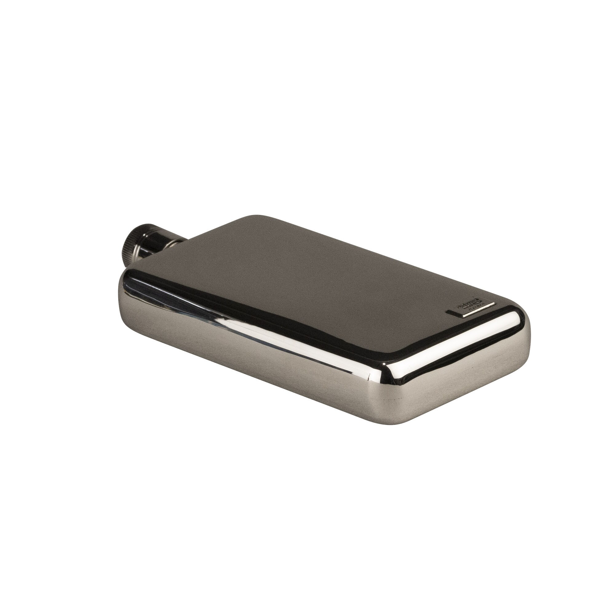 Sterling Silver Rectangular Hip Flask Handmade in Italy. Sterling ...