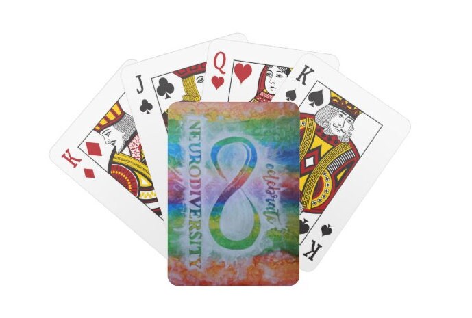 Celebrate Neurodiversity Playing Cards: Watercolor Art, Standard Deck ...