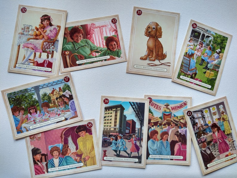 Happy Birthday Samantha: American Girls Vintage Trading Cards (original ...