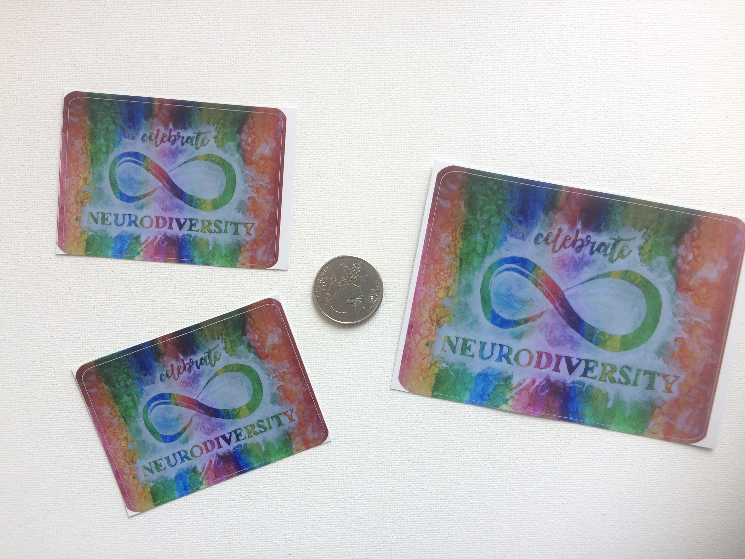 Celebrate Neurodiversity vinyl bumper sticker / laptop decal | Etsy