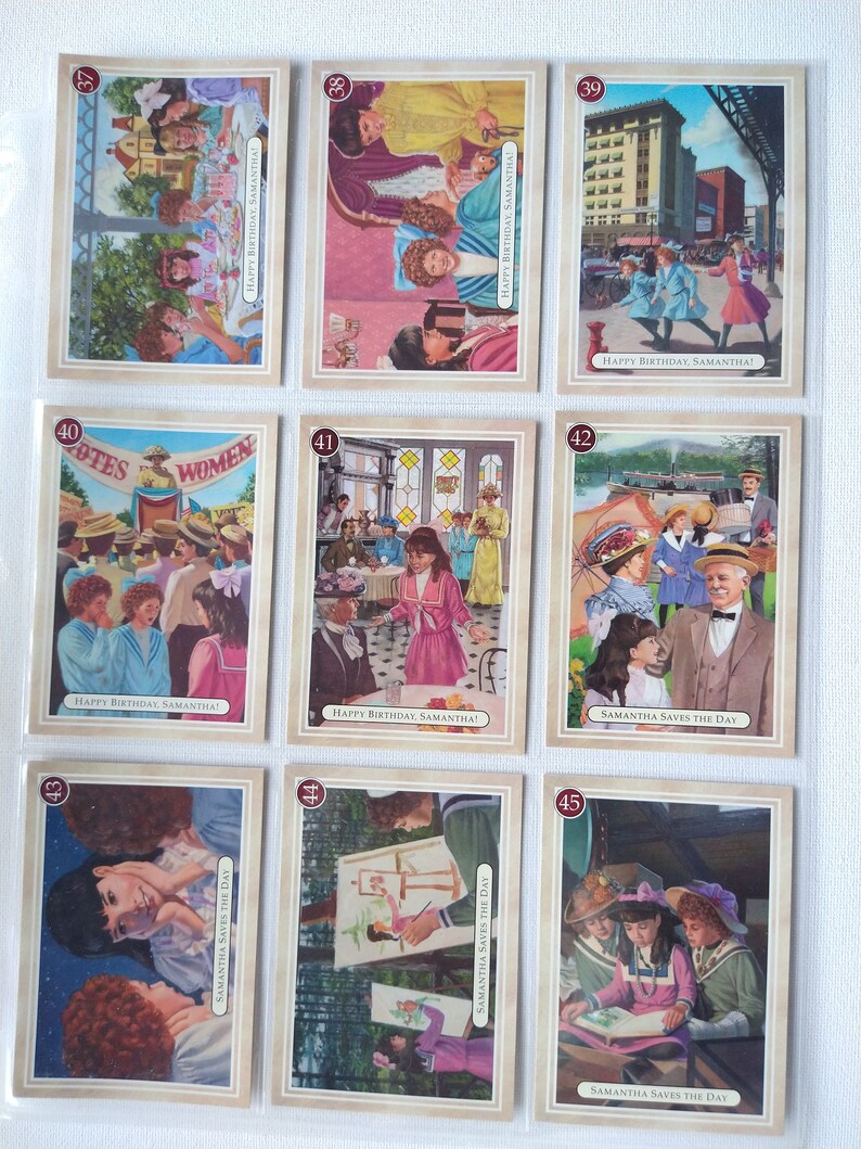 Happy Birthday Samantha: American Girls Vintage Trading Cards - Etsy