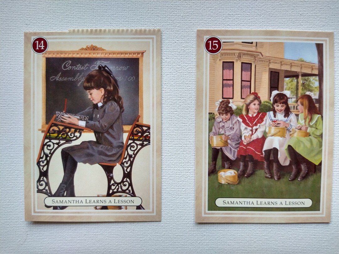 Samantha Learns a Lesson: American Girls Vintage Trading Cards ...