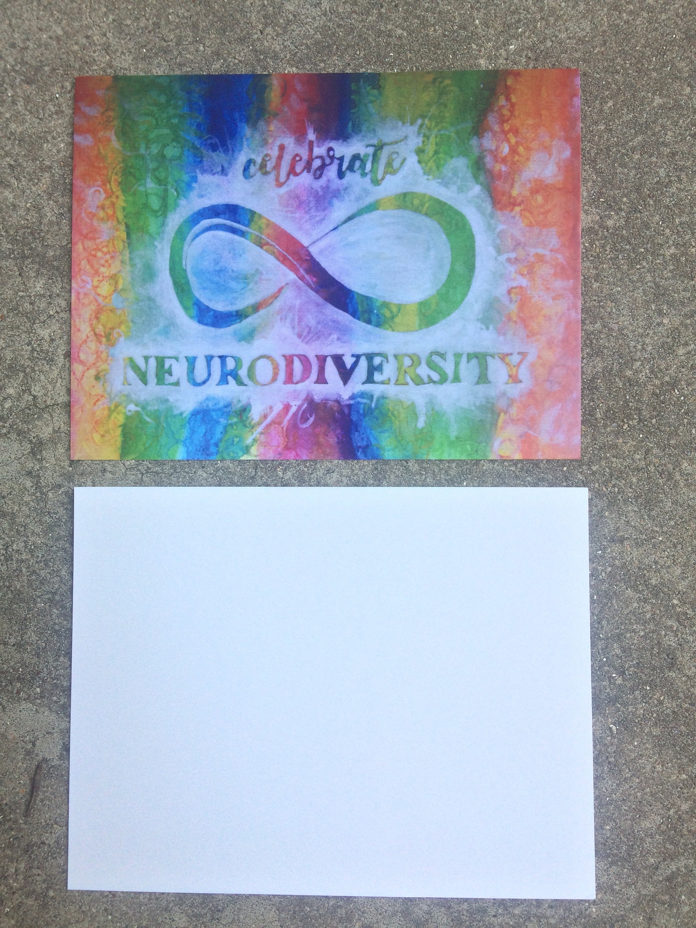 Celebrate Neurodiversity Postcard neurodiversity Pride | Etsy