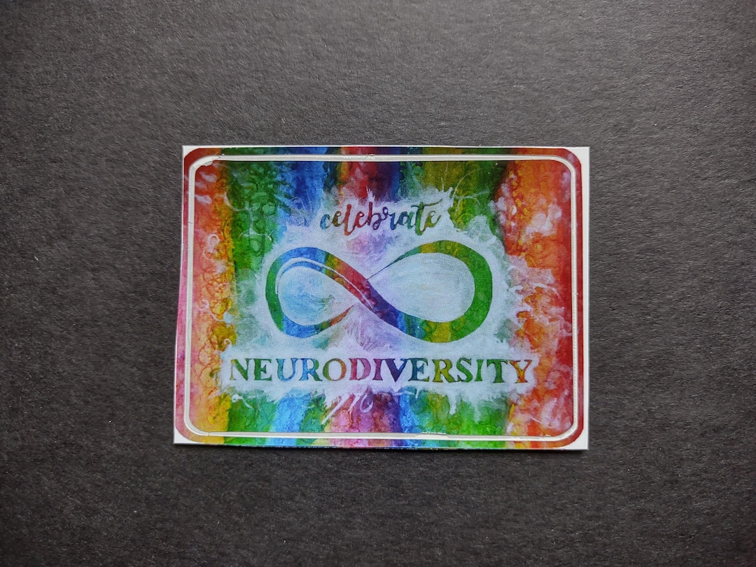 Celebrate Neurodiversity Vinyl Bumper Sticker / Laptop Decal ...