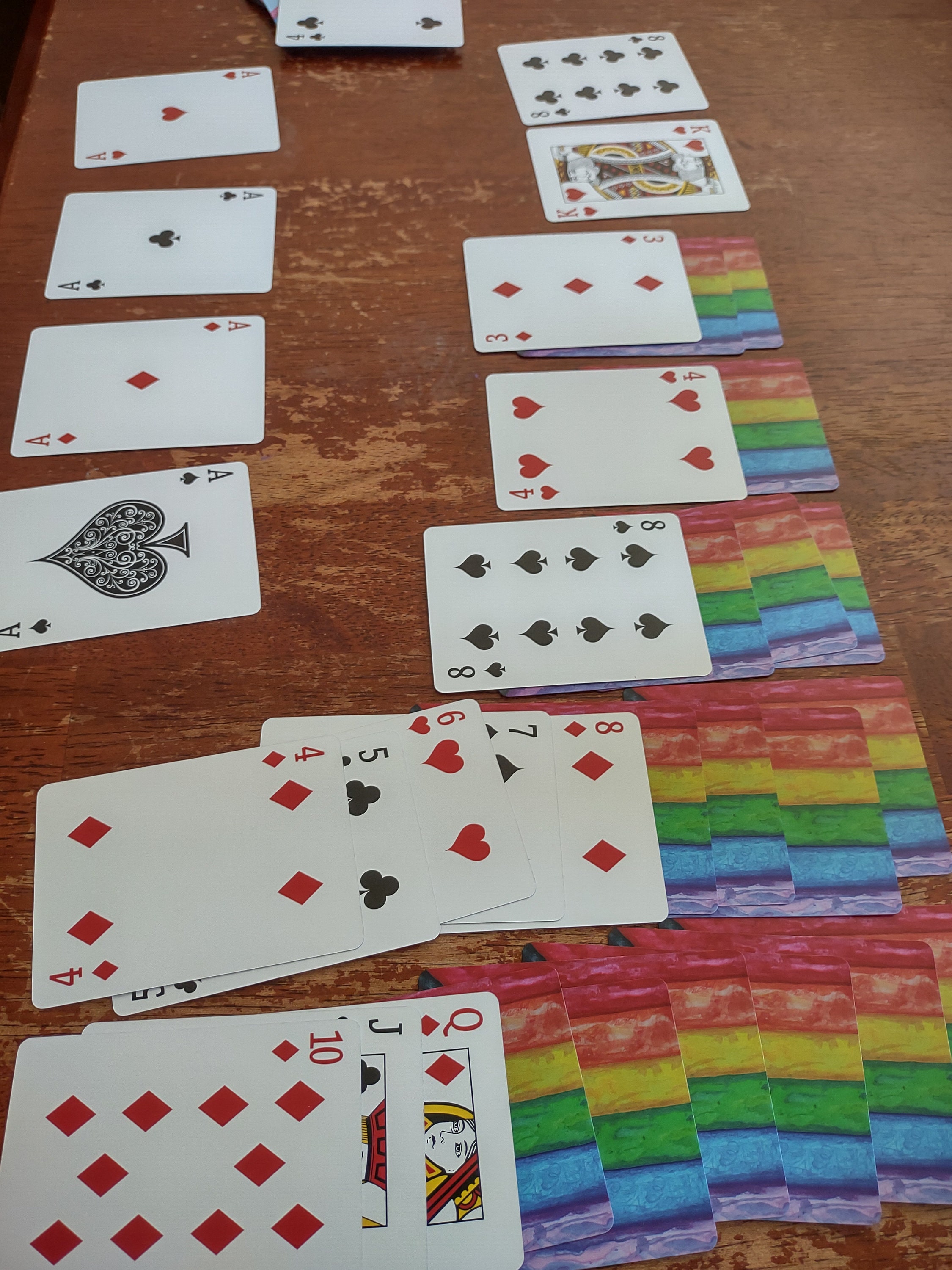 Progress Pride Flag Playing Cards: Watercolor Design, Complete Deck - Etsy