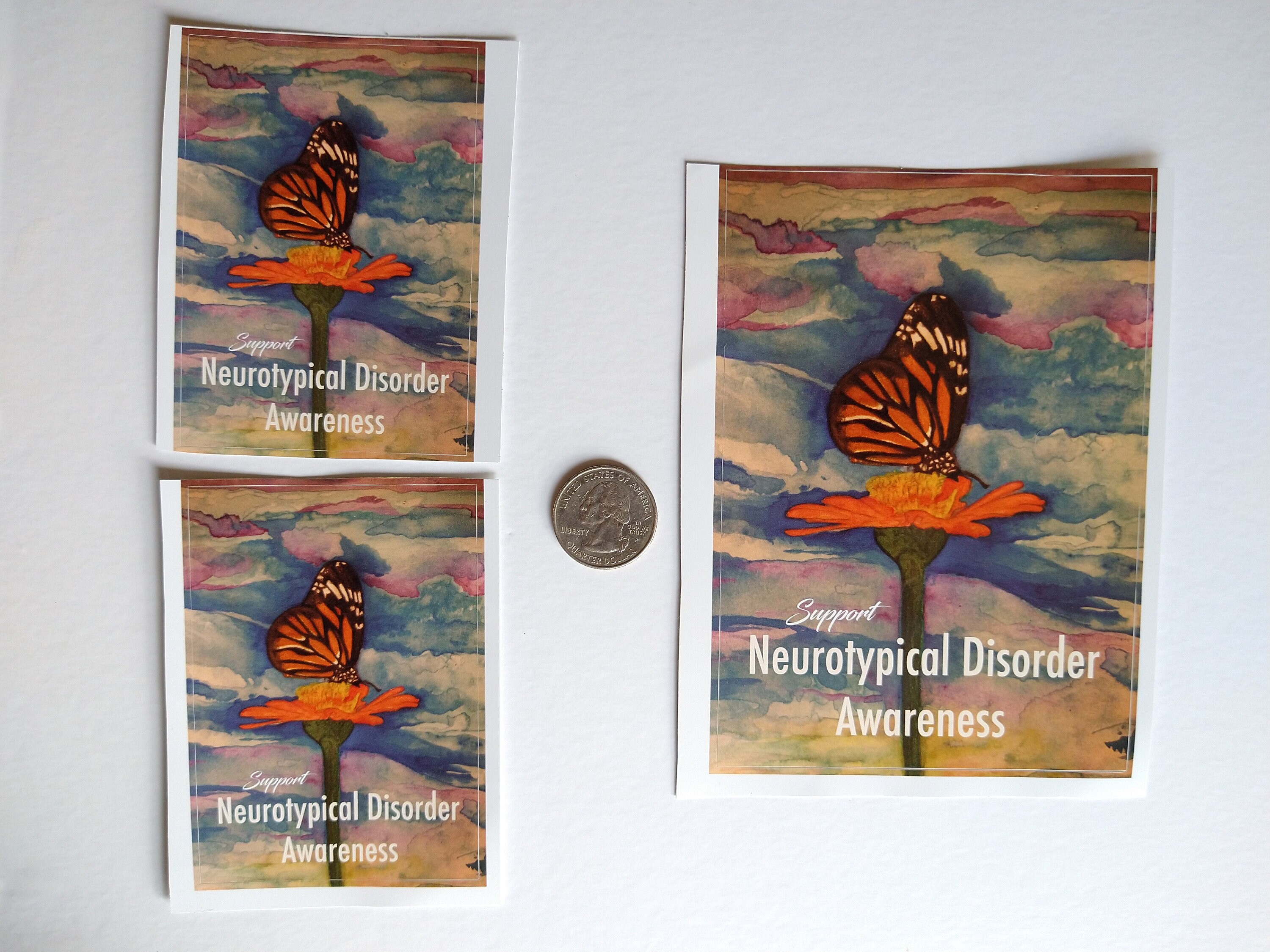 Support Neurotypical Disorder Awareness Vinyl Sticker/decal in - Etsy