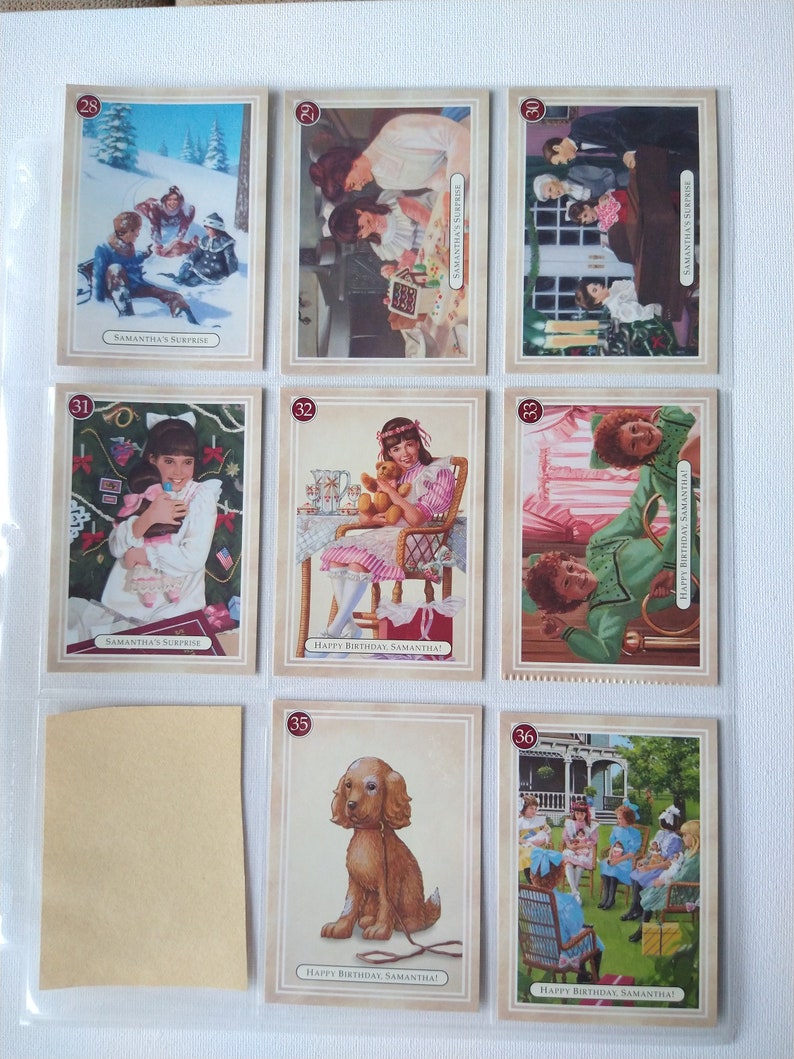 Happy Birthday Samantha: American Girls Vintage Trading Cards - Etsy