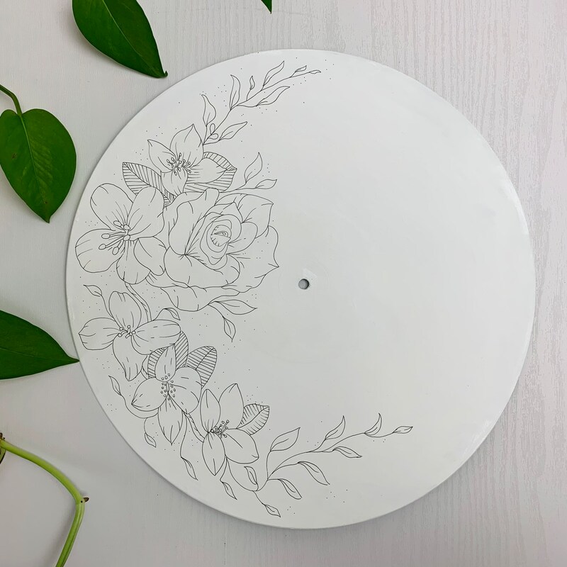 Floral Vinyl - Etsy