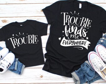 Trouble finds me | Etsy