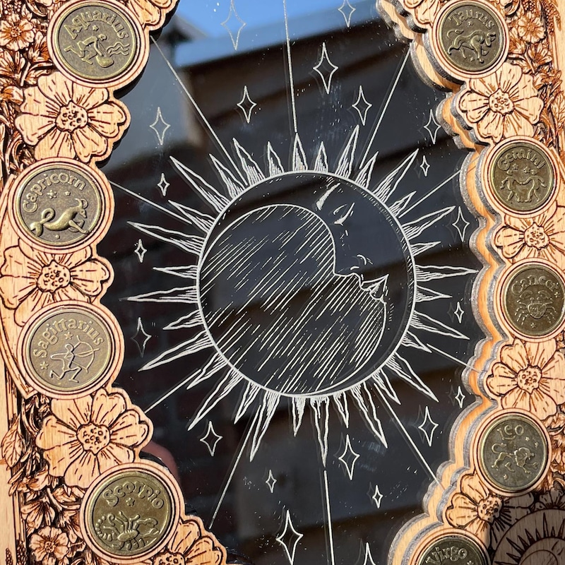 Moon Mirror - Etsy