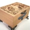 Freemason Tarot Deck Box Engraved, Freemason Gift, Mason Box, Freemason ...