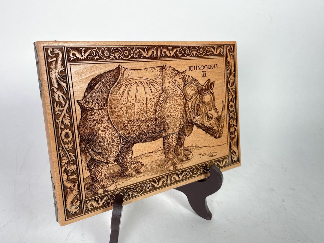 Albrecht Durer Rhinoceros Medieval Woodcut Wall Art , Office Decor - Etsy