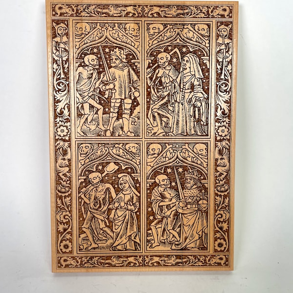 Medieval Gothic Woodcut - Etsy