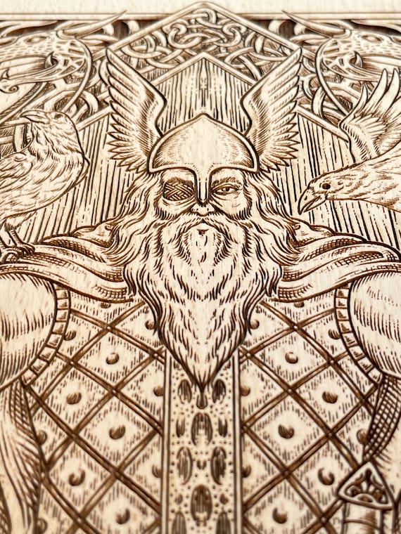 Ancient Viking Art Odin