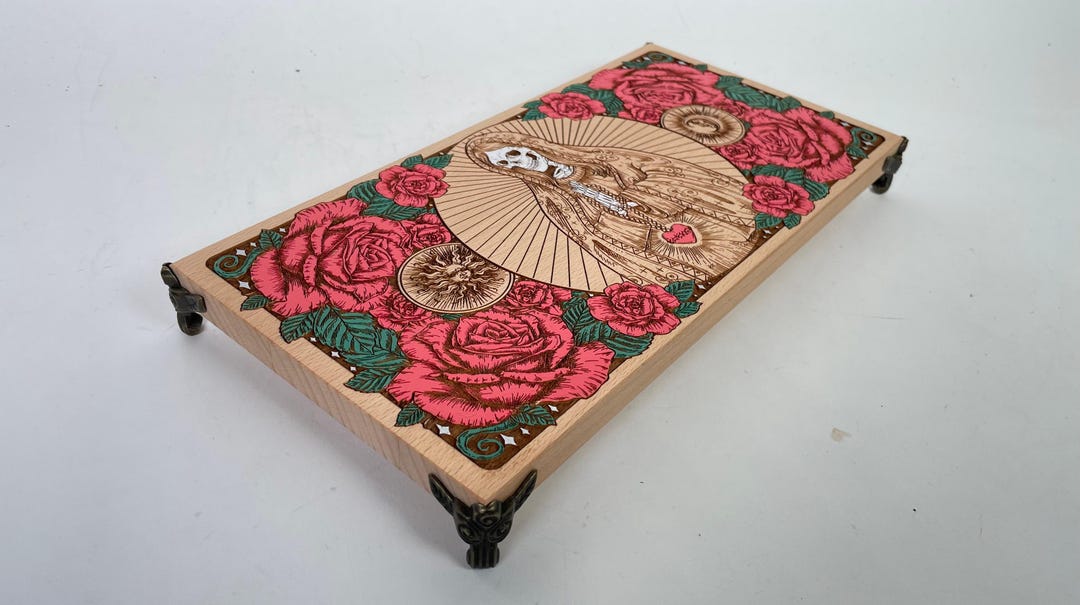 Altar Table Dia De Los Muertos Decor, Wooden Ritual Table, Altar ...