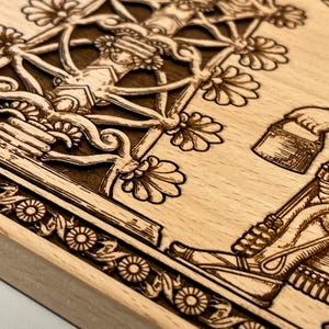 Anunnaki Winged Sumerian God Persian Tree of Life ,apkallu Board ...