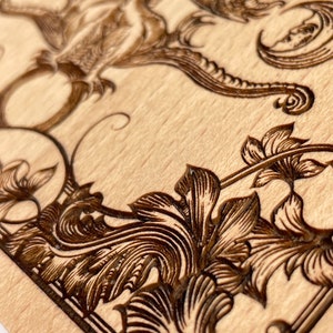 Alchemy Symbols Board Laser Engraved on Wood ,occult Sign | Gothic ...