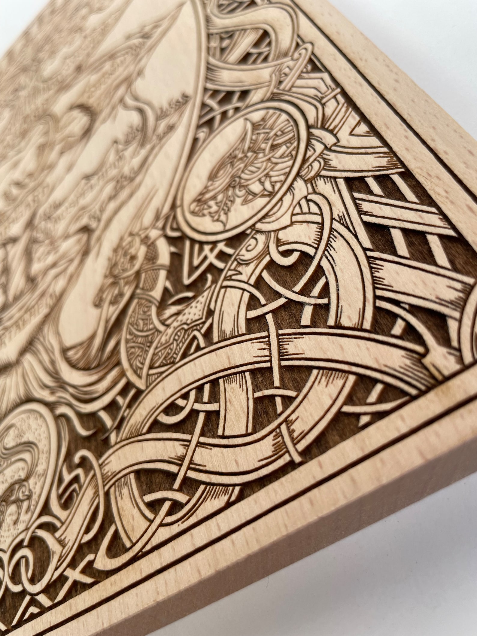 Yggdrasil Nine Realms, World Tree TREE OF LIFE, Norse Mythology Wall ...