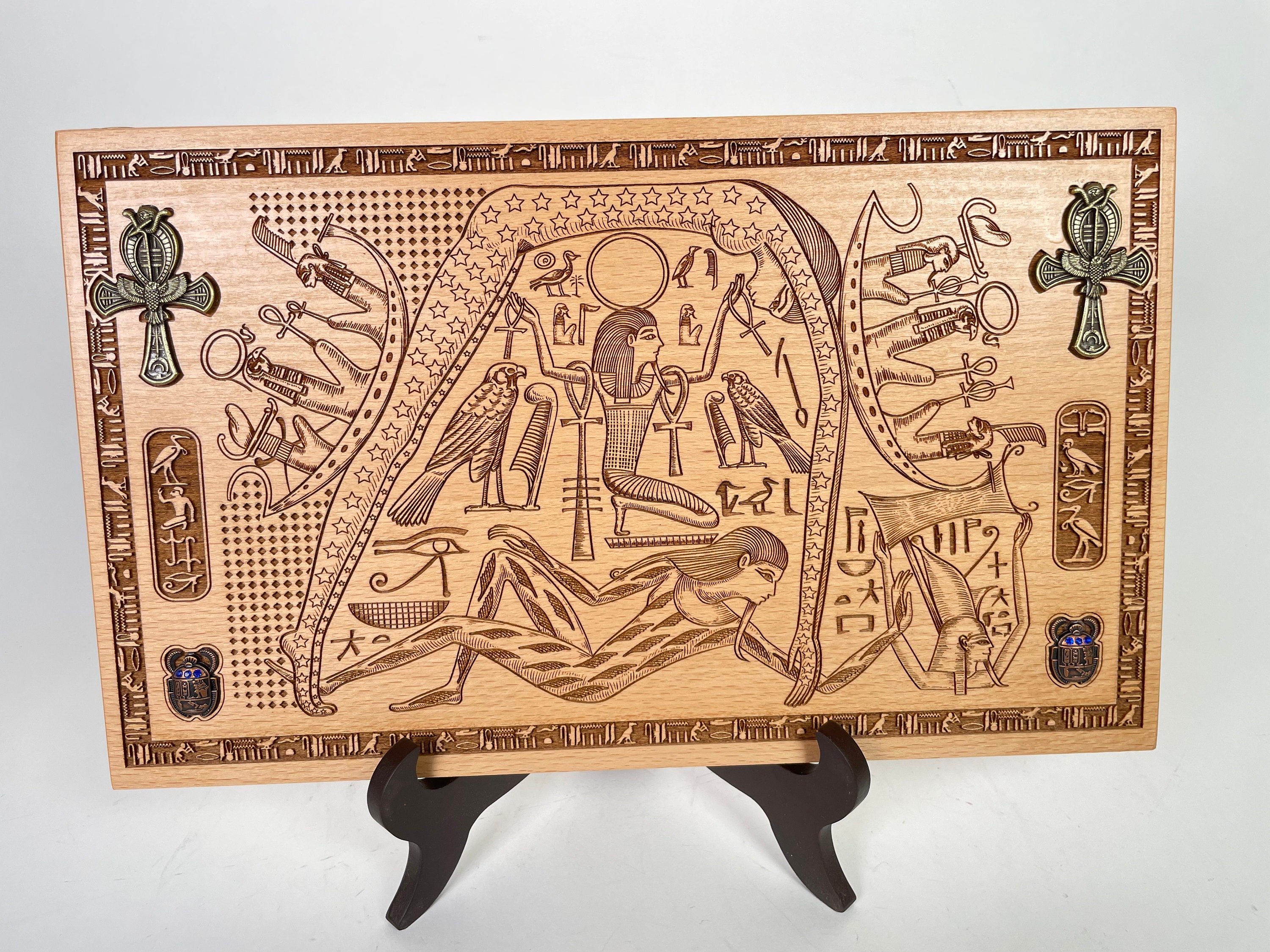 Egyptian Altar Decor Osiris 13.7 Inch Nut the Egyptian Sky Goddess ...