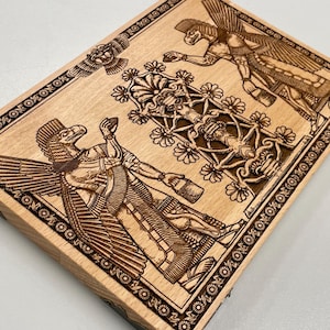 Anunnaki Winged Sumerian God Persian Tree of Life ,apkallu Board ...