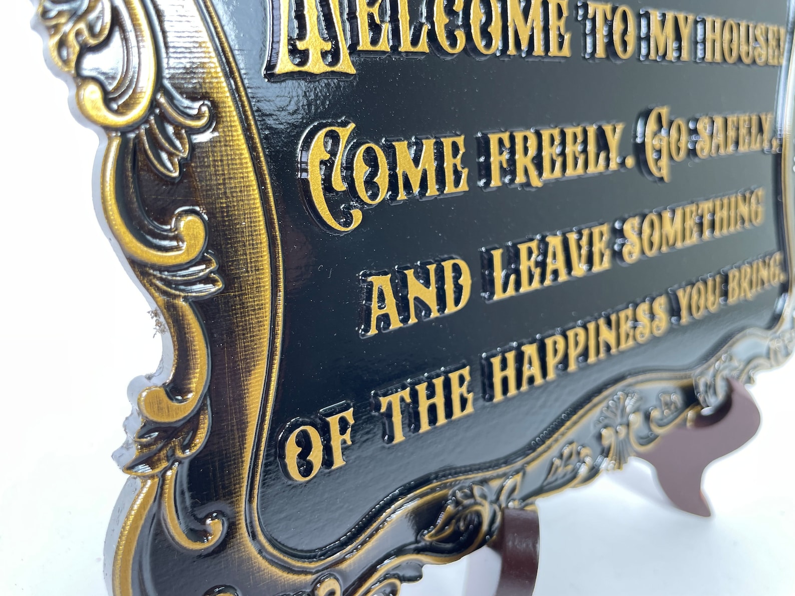 Bram Stoker Dracula Quote Welcome Sign Wall Decor Welcome to My House ...